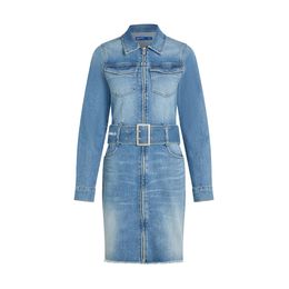 KARL LAGERFELD JEANS Kleid Damen Gr&ouml;&szlig;e 38 hellblau Winterkleid