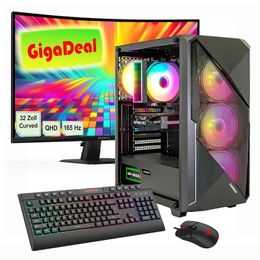 GAMEMAX PC-Komplettsystem »GigaDeal Striker 2621 AMD Ryzen 5 7500F RTX 5070 32GB DDR5 1TB SSD« 32 ′′ AMD Ryzen 5 GeForce RTX 5070 32 GB RAM 1.000...