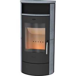 FIREPLACE Kaminofen »Piacenza Speckstein« Warmhaltefach, selbstschließende Feuerraumtür A1