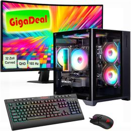 GAMEMAX PC-Komplettsystem »GigaDeal Infinity Mini 2579 Ryzen 5 7500F RTX 5060 32GB DDR5 1TB SSD« 32 ′′ AMD Ryzen 5 GeForce RTX 5060 32 GB RAM 1.000...