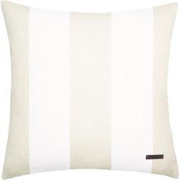 Esprit Dekokissen &raquo;Neo Stripe&laquo; mit Streifen, Kissenh&uuml;lle ohne F&uuml;llung, 1 St&uuml;ck white/creme/wei&szlig; + gestreift Bezug: 100% Baumwolle B/L: 45 cm x 45 cm