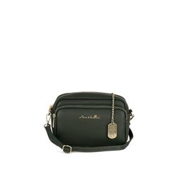 Anna Morellini Leder-Umhängetasche "Tabita" in Grün - (B)22 x (H)15 x (T)10 cm - 74% | Damen-taschen