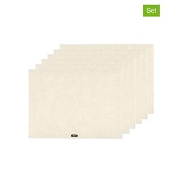Björn 6er-Set: Tischsets in Creme - (L)45 x (B)33 cm - 57% |