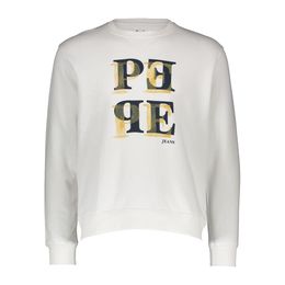 Pepe Jeans Sweatshirt in Weiß - 49% | Größe S | Herren-plussize