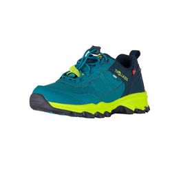 Trollkids Wanderschuhe "Trolltunga" in Dunkelblau/ Grün - 39% | Größe 34 | Kinder-outdoor-sport-schuhe