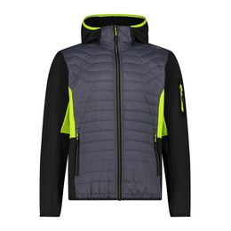 CMP Hybridjacke in Grau/ Schwarz - 43% | Größe 46 | Herren-outdoorjacken