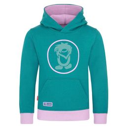 Trollkids Hoodie "Troll" in T&uuml;rkis - 52% | Gr&ouml;&szlig;e 104 | Kinder-sweatshirts-jacken