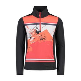 CMP Fleecepullover in Orange/ Schwarz - 29% | Größe 164 | Kids-fleecejacken-fleecepullover