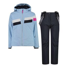 CMP 2tlg. Ski-/ Snowboard-Outfit in Hellblau/ Schwarz - 43% | Größe 110 | Kinder-outdoor-jacken