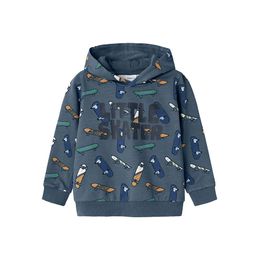 name it Hoodie "Kuno" in Blau - 25% | Größe 104 | Kinder-sweatshirts-jacken