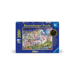 Ravensburger 200tlg. Puzzle "Leuchtendes Schmetterlingseinhorn" - ab 8 Jahren - 12% | Gesellschaftsspiele