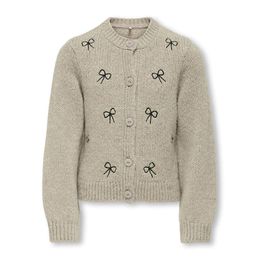 KIDS Only Cardigan "Cody" in Beige - 35% | Größe 122/128 | Kinder-pullover