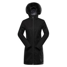 Alpine Pro Softshellmantel in Schwarz - 67% | Größe S | Damen-outdoorjacken