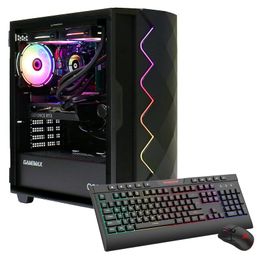 GAMEMAX Gaming-PC »Diamond BK 7683 AMD Ryzen 5 9600X RTX 5060 32GB DDR5 1TB SSD« DDR5 RAM, Windows 11 schwarz Wi-Fi 6 & Bluetooth 5.2, Gigabit...