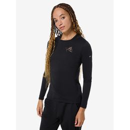 super.natural Funktionslongsleeve "Tonie" in Schwarz - 61% | Gr&ouml;&szlig;e XL | Damen-outdoor-tops-shirts