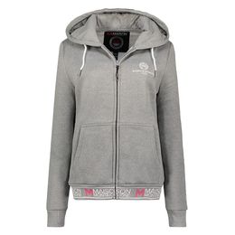 Maison Montaigne Sweatjacke "Gertrumai" in Grau - 65% | Größe L | Damen-sweatshirts-jacken