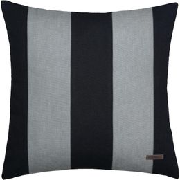 Esprit Dekokissen &raquo;Neo Stripe&laquo; mit Streifen, Kissenh&uuml;lle ohne F&uuml;llung, 1 St&uuml;ck anthrazit/black/schwarz + gestreift Bezug: 100% Baumwolle B/L: 45 cm...