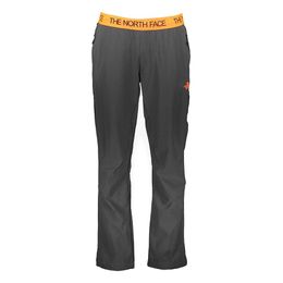 The North Face Funktionshose in Grau/ Orange - 33% | Größe M | Damen-sporthosen