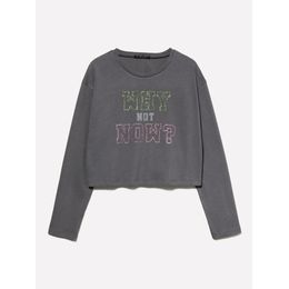 Sisley Longsleeve in Grau - 57% | Gr&ouml;&szlig;e 130 | Kinder-longsleeves