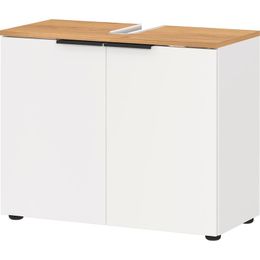 Germania Waschbeckenunterschrank &raquo;Majtum mit Siphonausschnitt, T&uuml;ren mit Soft-Close-Funktion&laquo;, Breite 70 cm, widerstandsf&auml;hige Oberfl&auml;che, Made in 