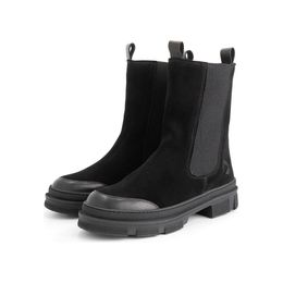 TRAVELIN' Leder-Chelsea-Boots in Schwarz - 54% | Größe 36 | Stiefeletten