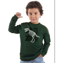 Denokids Sweatshirt in Grün - 45% | Größe 116 | Kinder-sweatshirts-jacken
