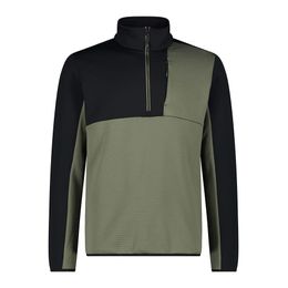 CMP Fleecepullover in Gr&uuml;n/ Schwarz - 48% | Gr&ouml;&szlig;e 50 | Herren-fleece