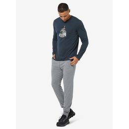 super.natural Funktionslongsleeve "Carski Bio" in Dunkelblau - 63% | Größe M | Herren-sportshirts