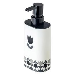 Vigar Seifenspender "Tulip" in Schwarz/ Weiß - 340 ml - 24% | Badezimmer-accessoires