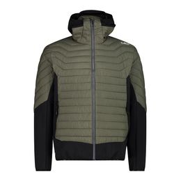 CMP Hybridjacke in Khaki/ Schwarz - 51% | Größe 52 | Herren-outdoorjacken