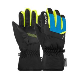Reusch Funktionsfingerhandschuhe "Bennet" in Schwarz/ Hellblau - 33% | Größe 5,5 | Kinderhandschuhe
