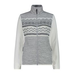 CMP Fleecejacke in Grau/ Hellbraun - 53% | Gr&ouml;&szlig;e 38 | Damenjacken