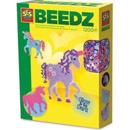 SES Bügelperlenset "Einhorn - Glow in the Dark" - ab 5 Jahren - 26% | Kinder-kreativspielzeug