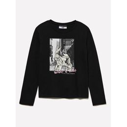Sisley Longsleeve in Schwarz - 57% | Gr&ouml;&szlig;e 130 | Kinder-longsleeves
