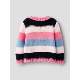 name it Pullover "Poronja" in Rosa/ Schwarz/ Hellblau - 63% | Gr&ouml;&szlig;e 92 | Kinder-pullover