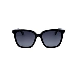 Polaroid Unisex-Sonnenbrille in Schwarz/ Dunkelblau - 55% | Größe 64 | Brillen-herren