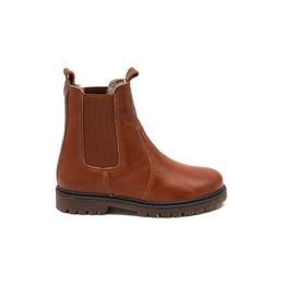bisgaard Leder-Chelsea-Boots "Neel" in Hellbraun - 41% | Größe 38 | Kinderstiefeletten