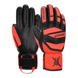 Reusch Funktionsfingerhandschuhe "Worldcup Warrior" in Rot - 41% | Größe 10 | Damenhandschuhe