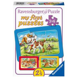 Ravensburger 3x 6tlg. Puzzle "Meine Tierfreunde" - ab 2 Jahren - 15% | Gesellschaftsspiele