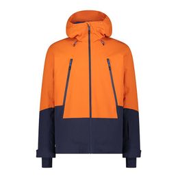 CMP Ski-/ Snowboardjacke in Orange/ Dunkelblau - 55% | Gr&ouml;&szlig;e 58 | Herren-outdoorjacken