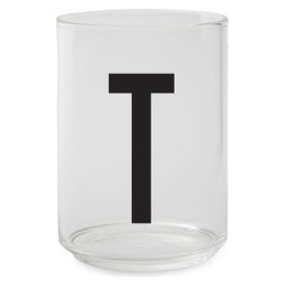 Design Letters Glas in Transparent/ Schwarz - 350 ml - 17% | Gedeckter-tisch