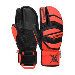 Reusch Funktionsfingerhandschuhe "Worldcup Warrior Lobster" in Rot - 44% | Größe 7,5 | Damenhandschuhe