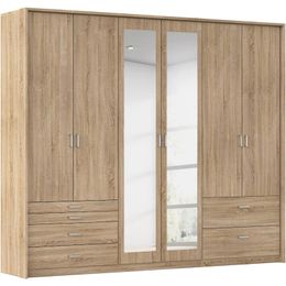Rauch Drehtürenschrank »Kleiderschrank Schrank Garderobe Wäscheschrank WILDBERG« Breiten 230/275 cm, Höhen 212/231 cm, mit 6 Schubladen, obere...