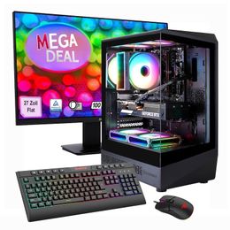 GAMEMAX PC-Komplettsystem »MegaDeal VISTA COC AB 2578 Ryzen 5 7500F RTX 5060 32GB DDR5 1TB SSD« 27 ′′ AMD Ryzen 5 GeForce RTX 5060 32 GB RAM 1.000...