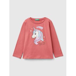 Benetton Longsleeve in Rot - 49% | Größe 90 | Baby-langarmshirts