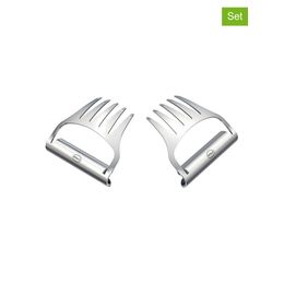 Rösle Rösle 2er-Set: Grillgabeln in Silber - (L)19 cm - 10% | Grills