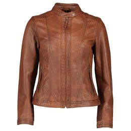 7eleven Lederjacke "Ulla" in Cognac - 68% | Gr&ouml;&szlig;e 42 | Damenjacken