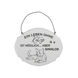 Clayre & Eef Clayre & Eef Textschild in Weiß - (B)18 x (H)15 cm - 16% | Wanddekoration