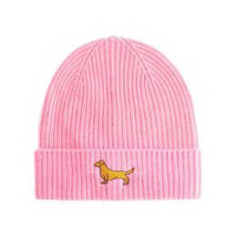 Zwillingsherz Kaschmir-Beanie in Pink - 43% | Damen-muetzen-caps