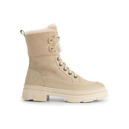 TRAVELIN' Leder-Winterstiefel "Tremblant" in Beige - 56% | Größe 41 | Damen-stiefel